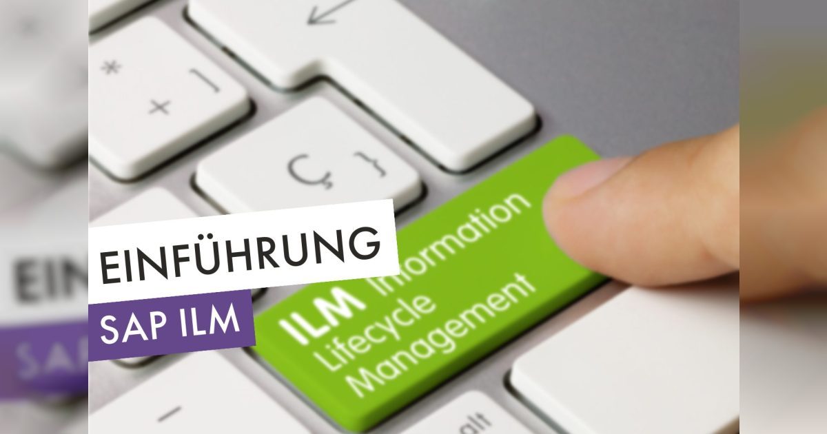 Einführung SAP Information Lifecycle Management (SAP ILM) - Mindforms