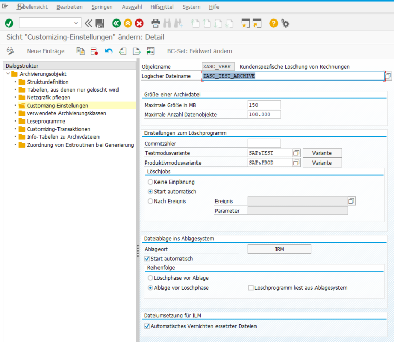 Anleitung: So richten Sie ILM-Regeln in Ihrem SAP-System ein