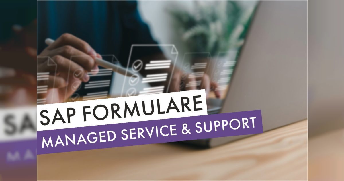 Managed Service und Support für SAP Formulare - Mindforms