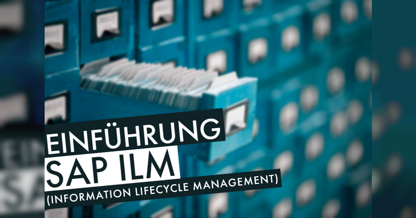 Einführung SAP Information Lifecycle Management (SAP ILM) - Mindforms