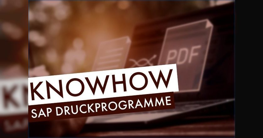 SAP Druckprogramme - Aufbau und Funktionsweise - Mindforms